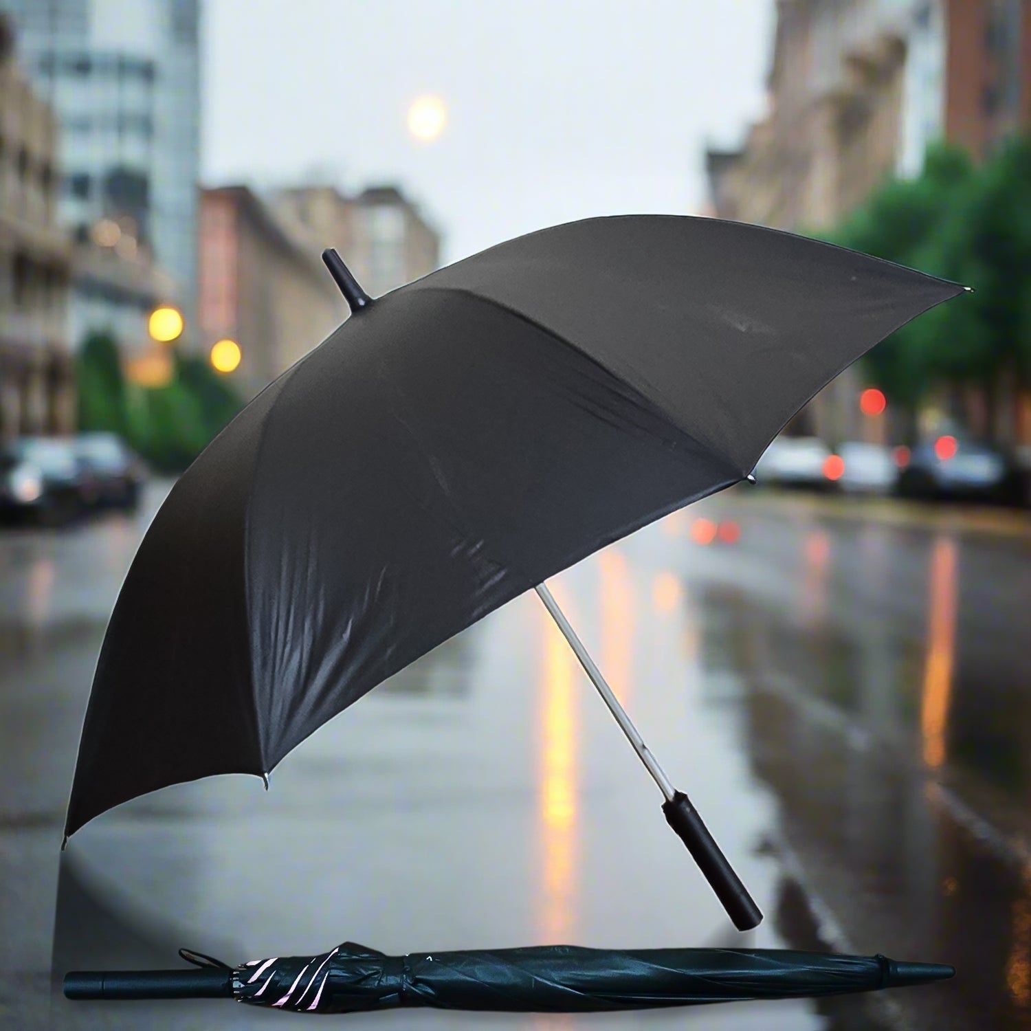 Sun Umbrella With Inside Fan & Power Bank Umbrellas For Summer (1 Pc ...