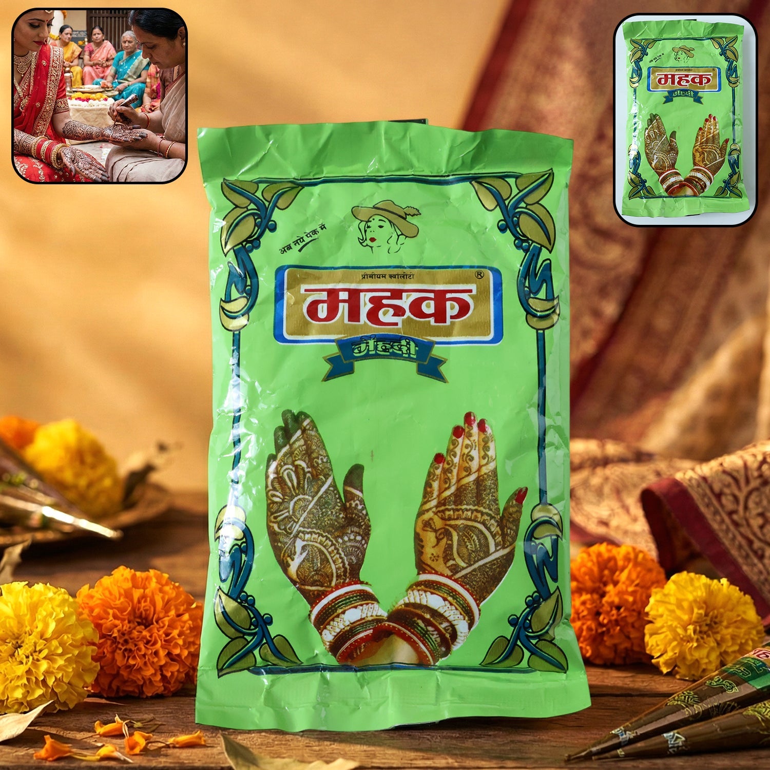 Traditional Herbal Mehndi Powder ( 80 Gram Pack)– Natation.in