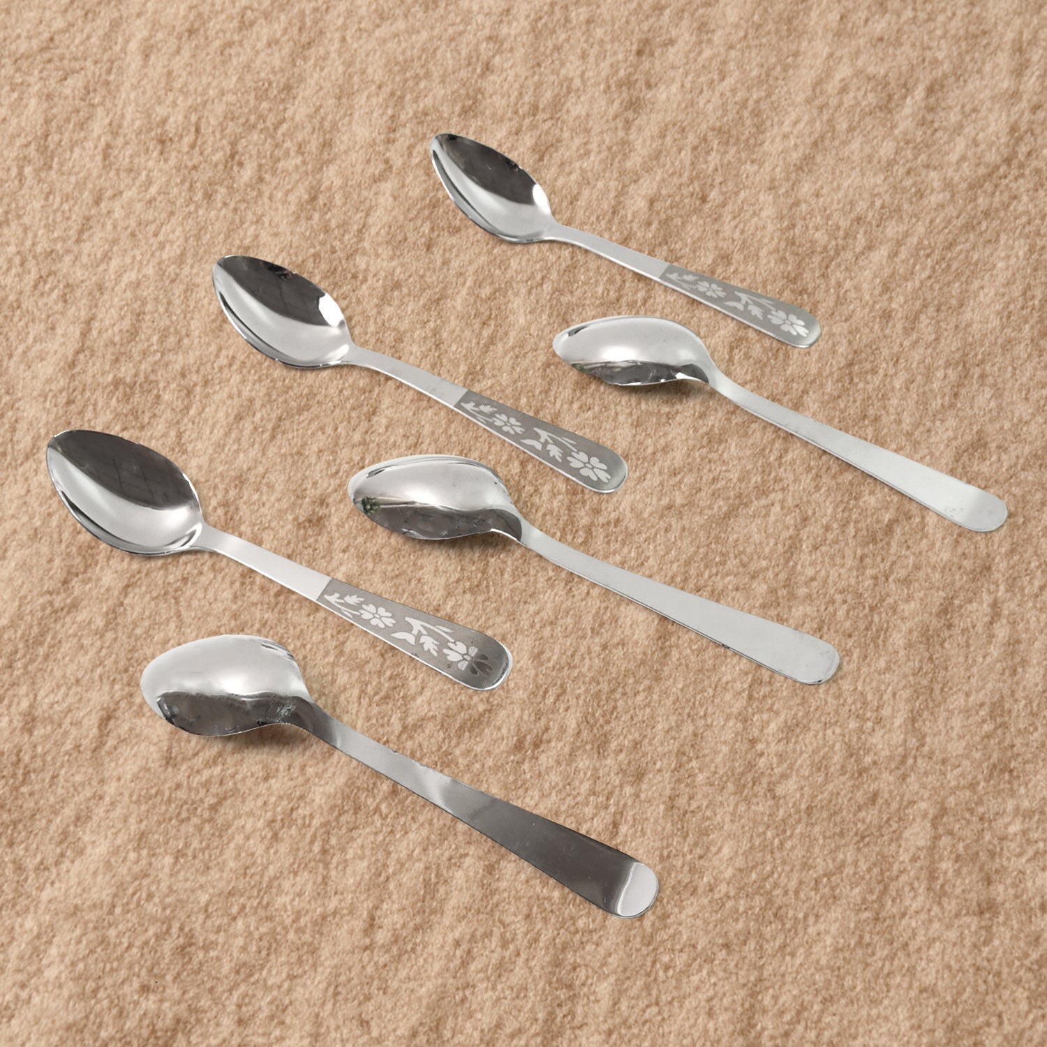 Stainless Steel Table Spoons Set of 6– Natation.in