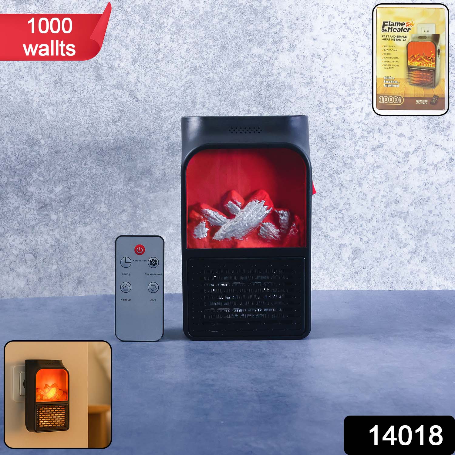 Get Electric Lamp LED Flame Heater | Room Heater for Winter– Natation.in